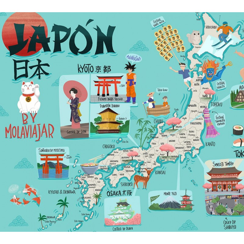 Mapa Japón